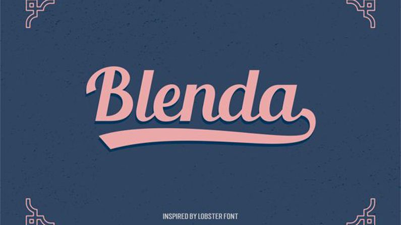 Font of the day: Blenda Script | Creative Bloq