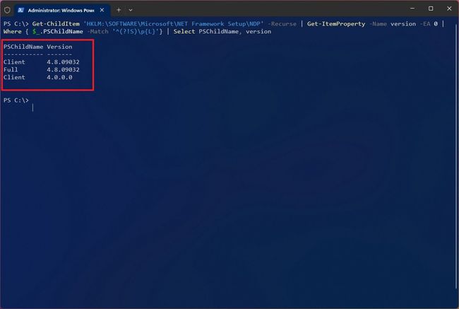 How to check .NET Framework version on Windows 10 and 11 | Windows Central