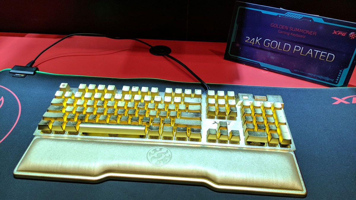 24-Karat Gold Keyboard Proves All That Glitters Isn't RGB | Tom's Hardware