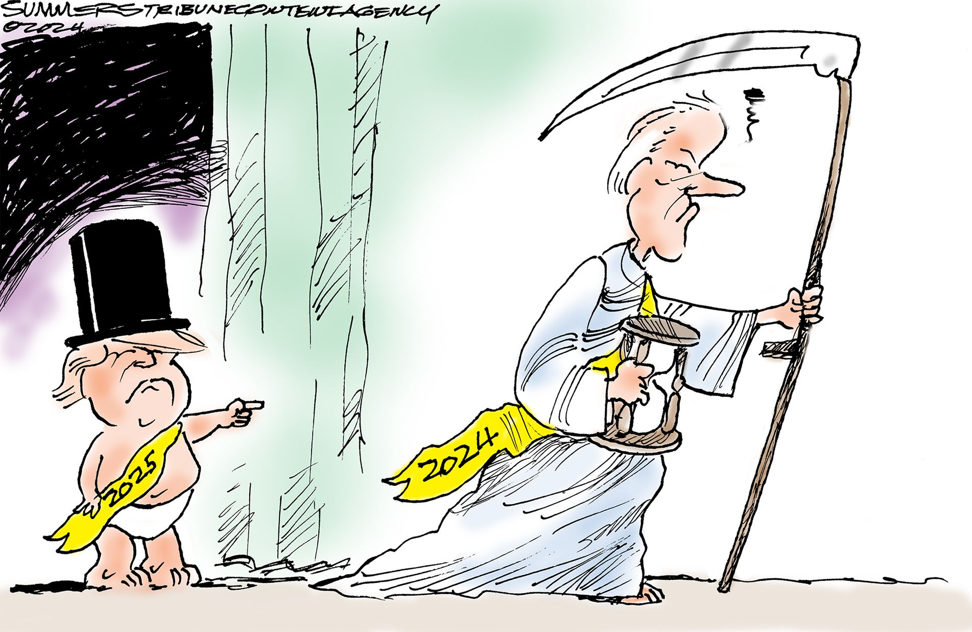 Today's political cartoons - December 23, 2024 | The Week