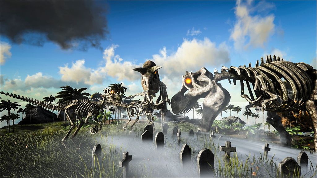 Ark: Survival Evolved adds skelesaurs and zombie dodos for its ...