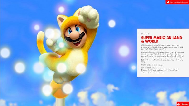 HTML5 tribute to three decades of Mario | Creative Bloq