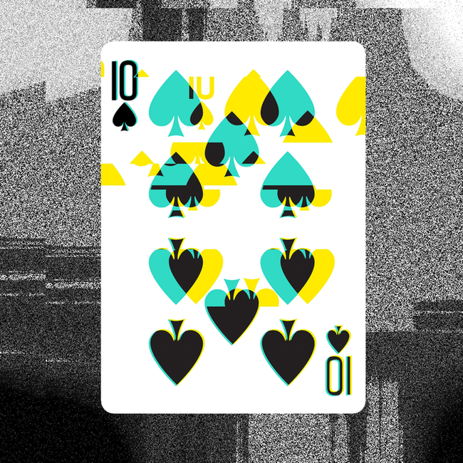 Glitch art playing cards bend reality | Creative Bloq