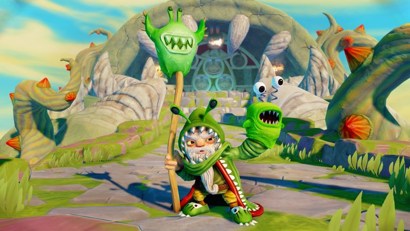 Play as an artichoke that shoots tomatoes in Skylanders Trap Team ...