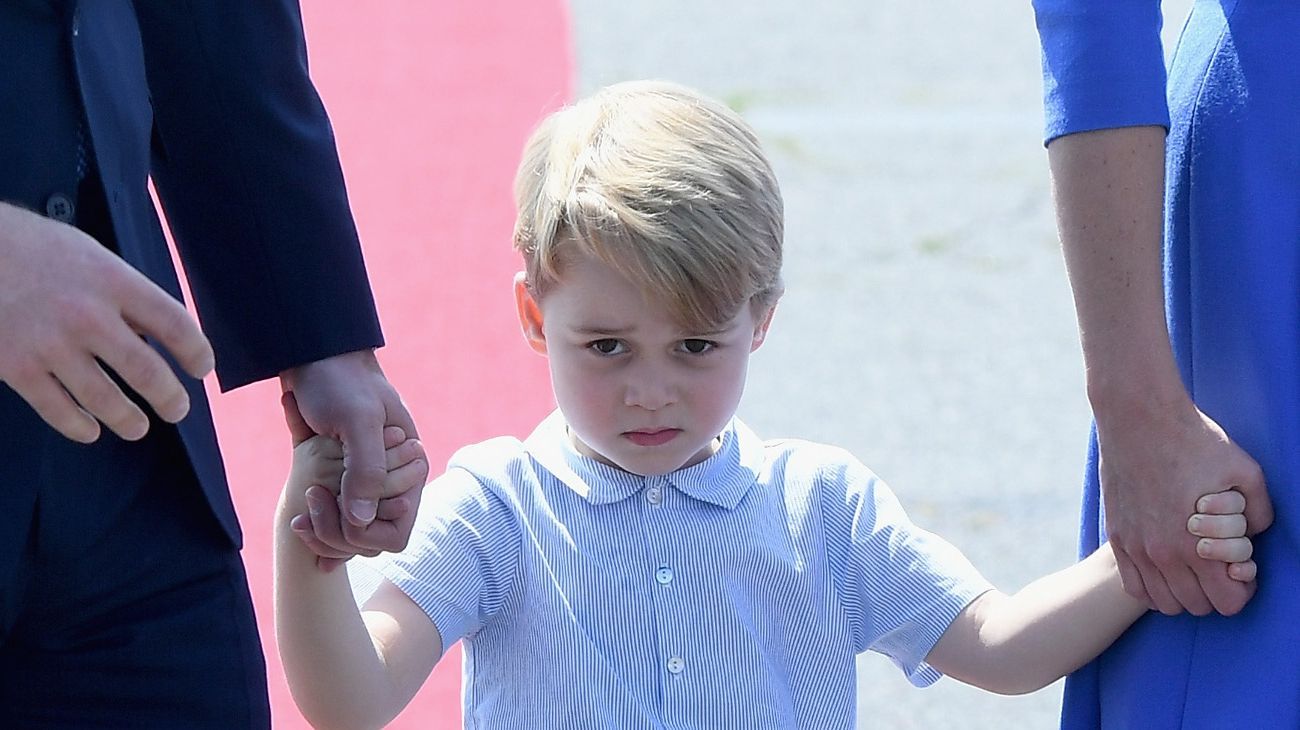 Prince George Looks So Excited to be on a Helicopter | Marie Claire