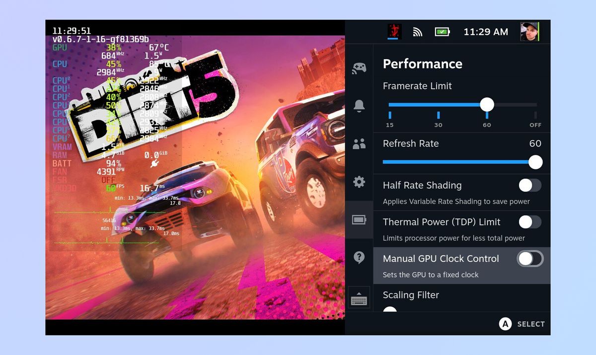 How to enable the performance overlay on the Steam Deck | Tom's Guide