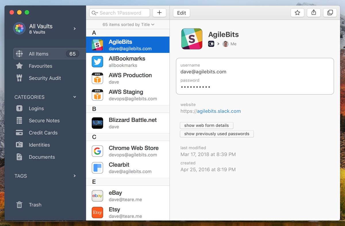 AgileBits' 1Password 7 for Mac beta is live, and it looks awesome | iMore