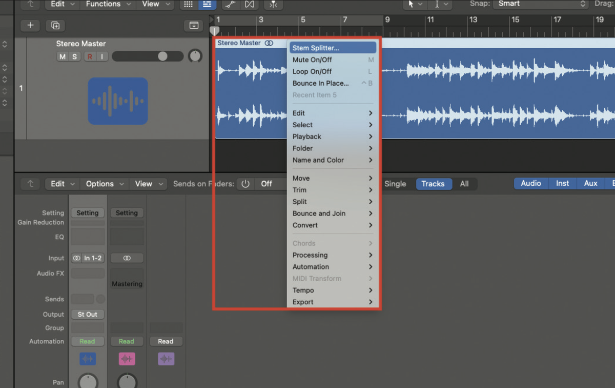 How to separate stems with Logic 11's new Stem Splitter | MusicRadar