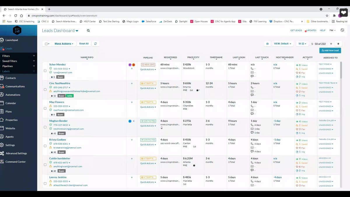 Cinc CRM Review | TechRadar