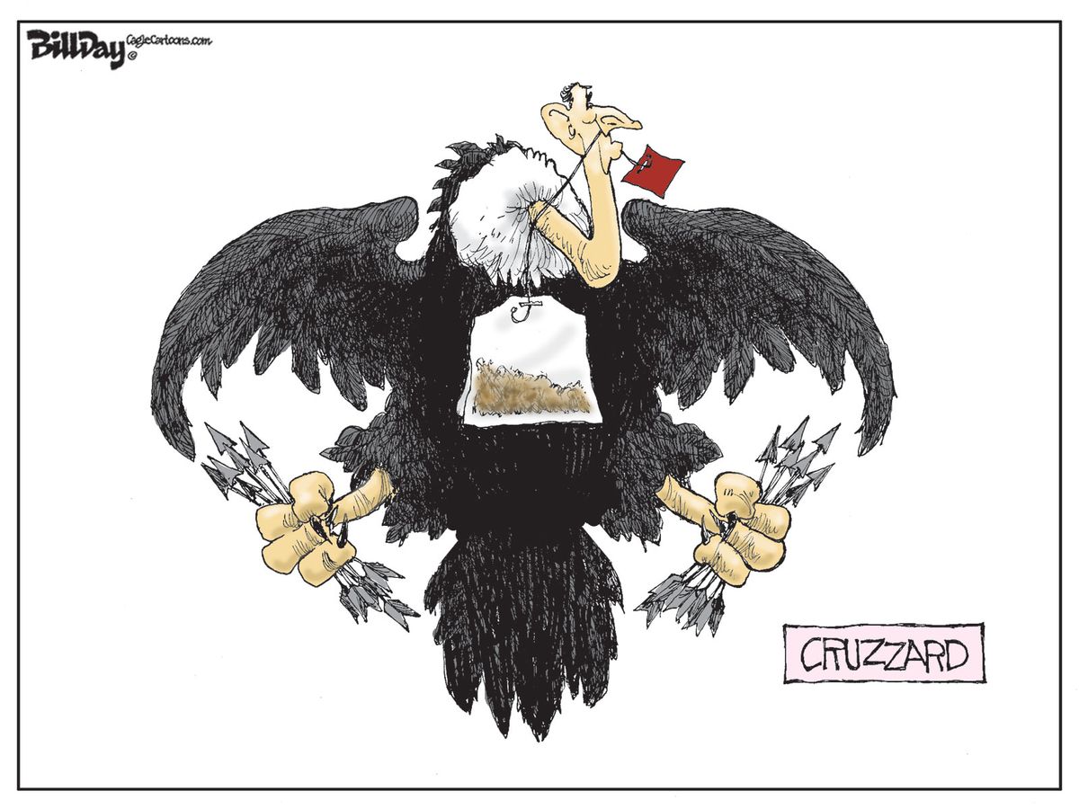 Political cartoon U.S. Ted Cruz | The Week