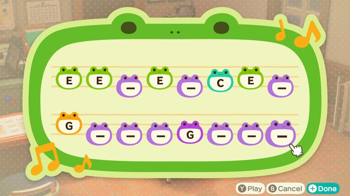 Animal Crossing New Horizons island tune guide: Notes for famous ...