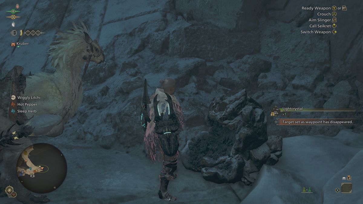 Lightcrystal location in Monster Hunter Wilds | PC Gamer