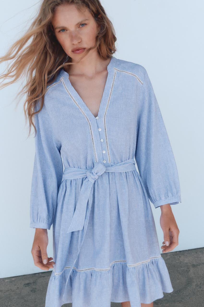 The Pale Blue Dress Trend Is Going To be Everywhere This Spring | Who ...