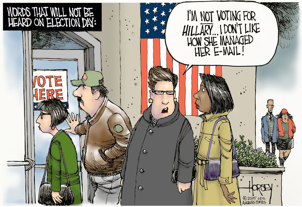 Political cartoon U.S. Hillary Clinton | The Week