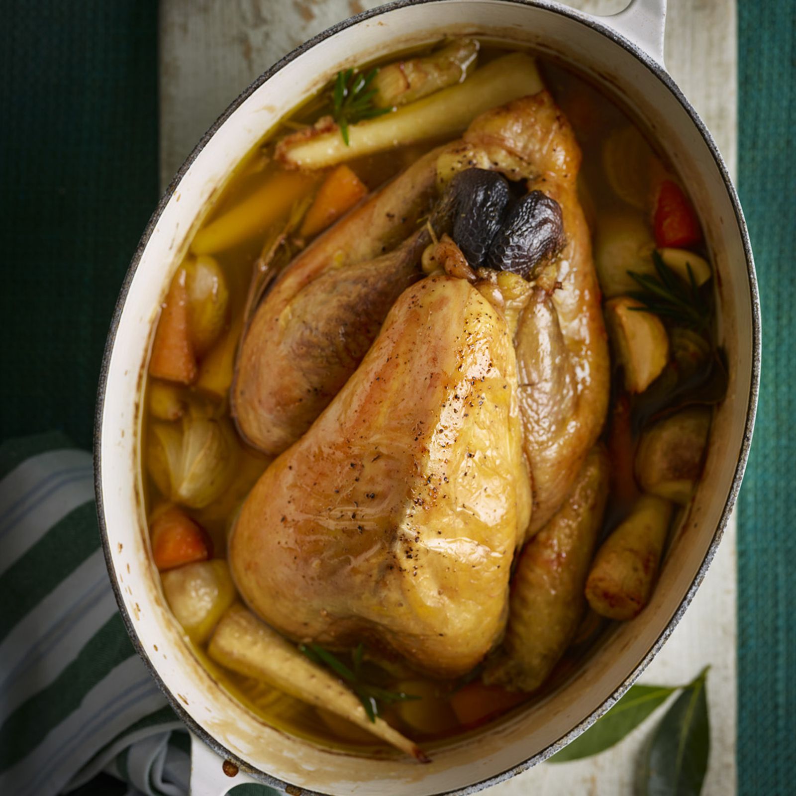 Pot-Roast Guinea Fowl | Dinner Recipes | Woman & Home