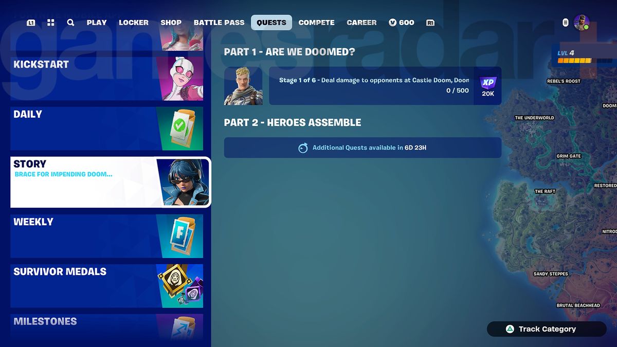 Fortnite Quests in Season 4 of Chapter 5 | GamesRadar+