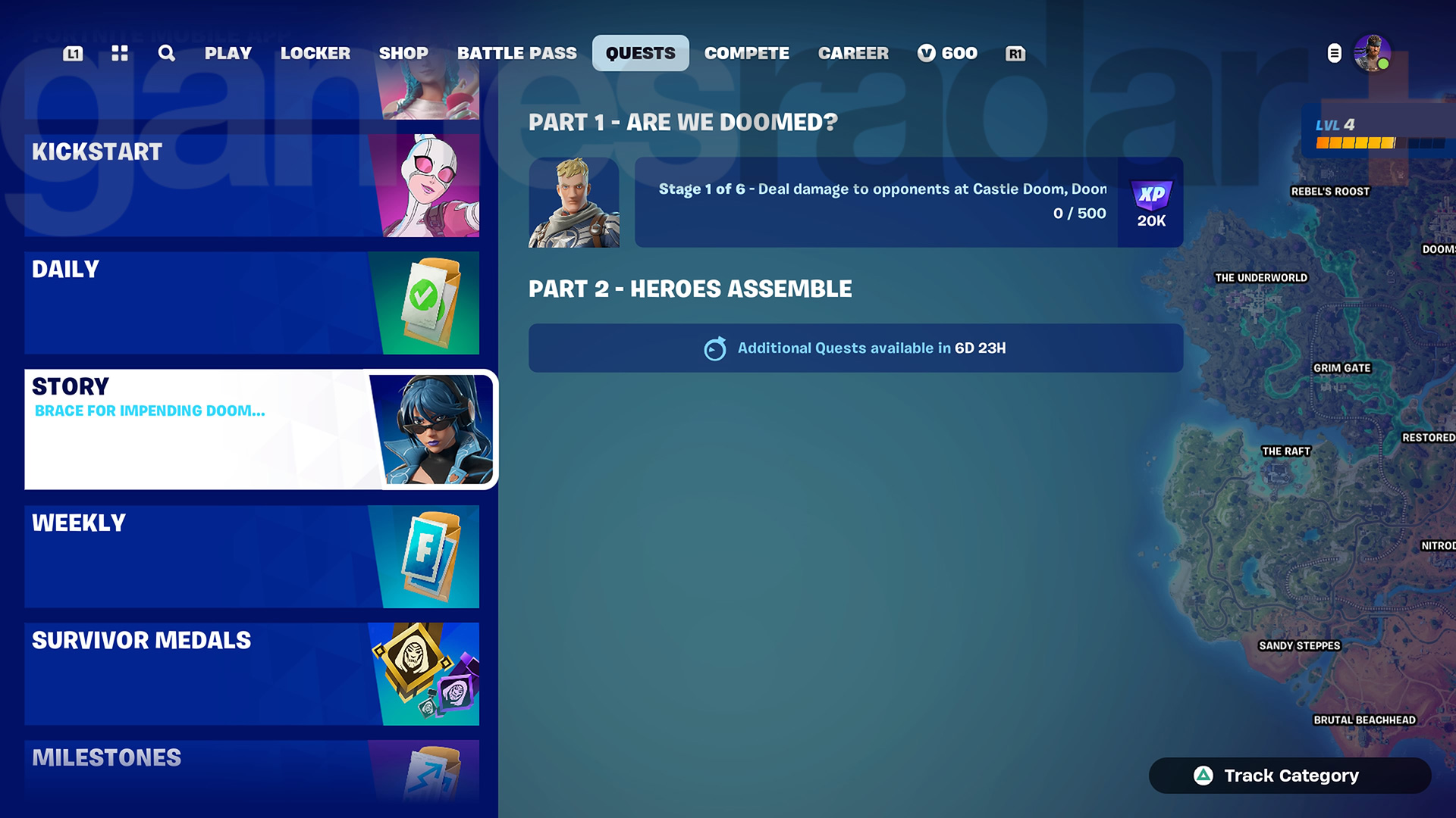 Fortnite Quests in Season 4 of Chapter 5 | GamesRadar+