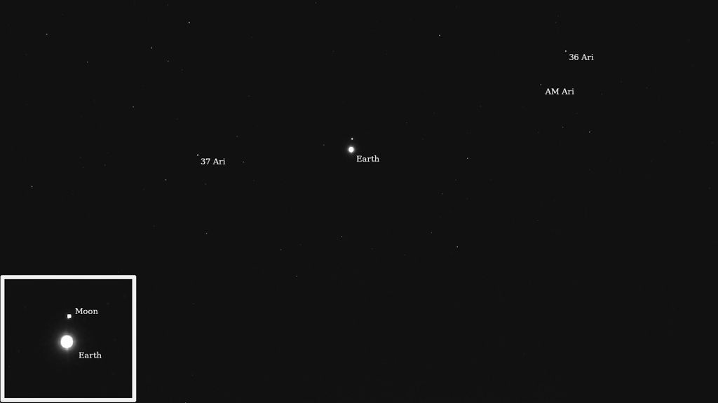 NASA's Psyche asteroid probe beams home haunting view of distant Earth ...