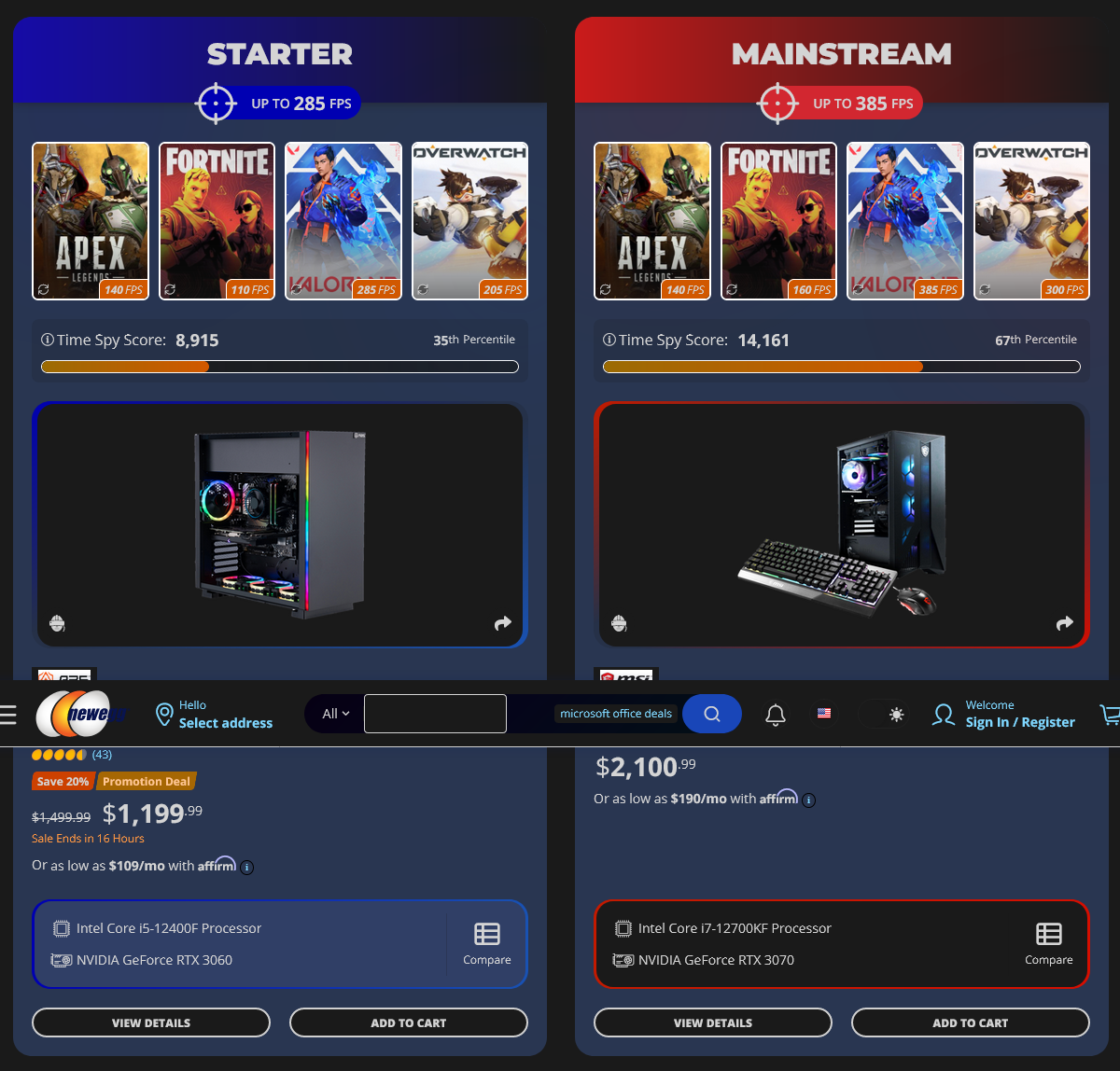 Newegg Launches Gaming PC Finder Tool, but Is It Fair or Foul? | Tom's ...