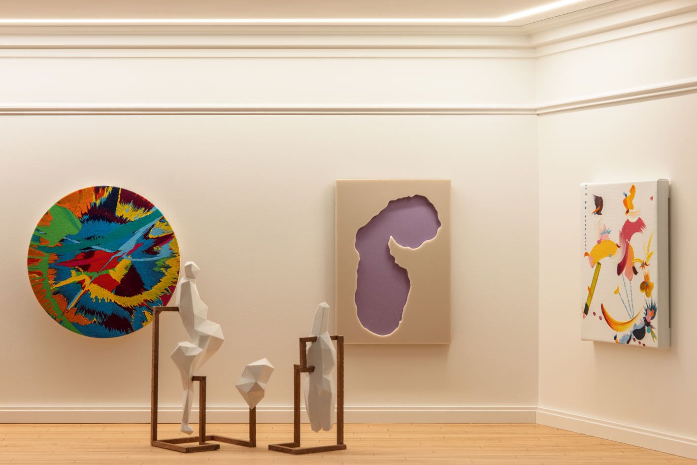 Major artists create tiny new artworks for Model Art Gallery | Wallpaper