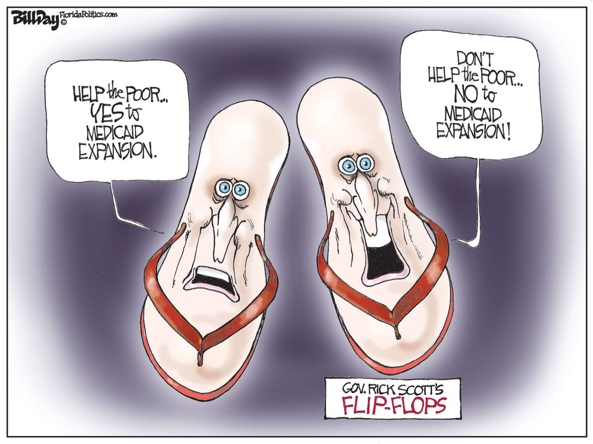 Political cartoon U.S. Florida Rick Scott | The Week