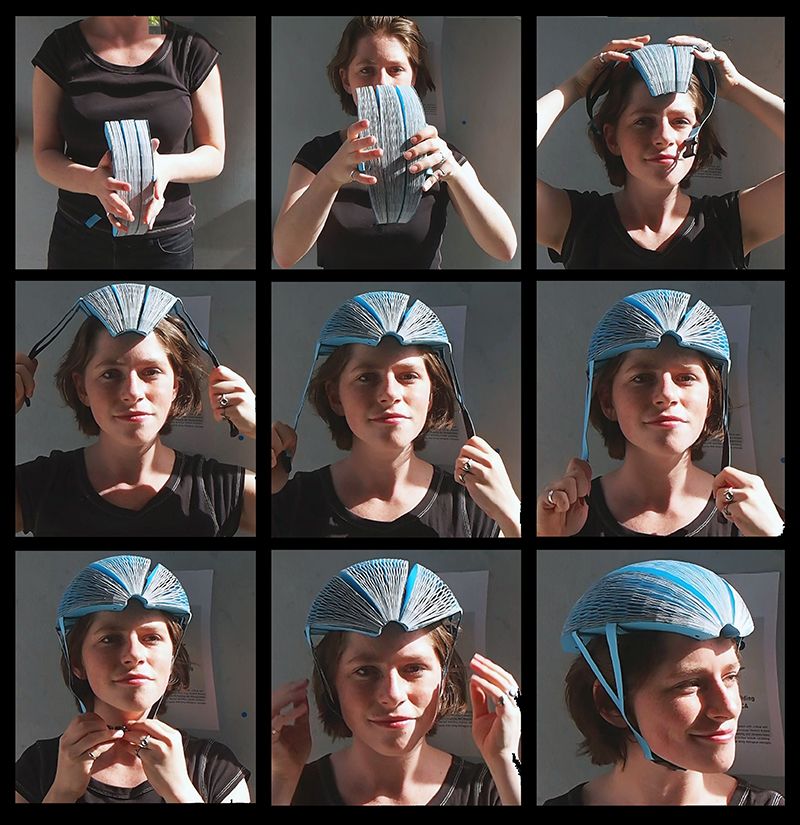 Foldable Bike Helmet Offers Recyclable Protection | Live Science
