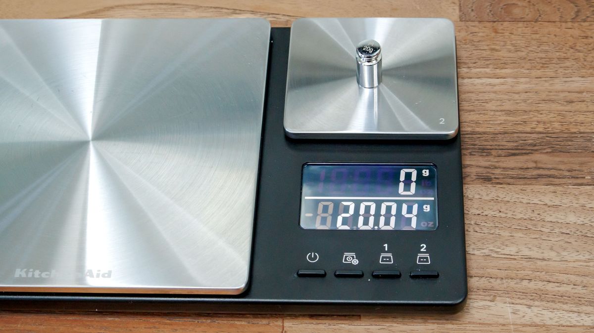 I tested KitchenAid’s Dual Platform Kitchen Scale, and I won’t be ...