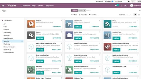 Odoo website builder review | TechRadar