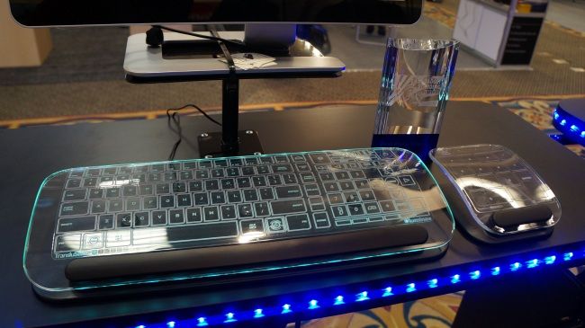 Futuristic TransluSense Clear Keyboard Offers Full Customizabilty ...