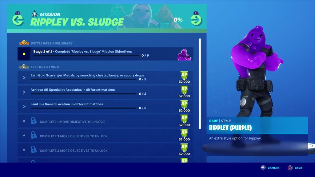 Fortnite Rippley vs Sludge challenges: How to finish the full Chapter 2 ...