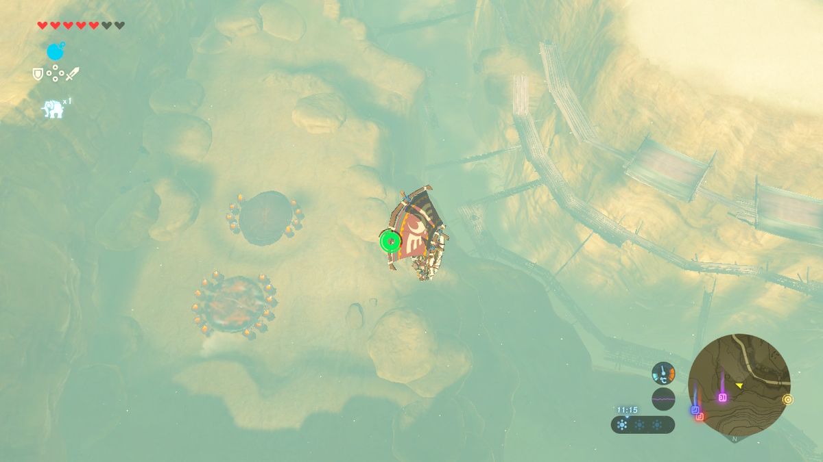 Legend of Zelda: Breath of the Wild: Shrine solutions: Gerudo Tower ...
