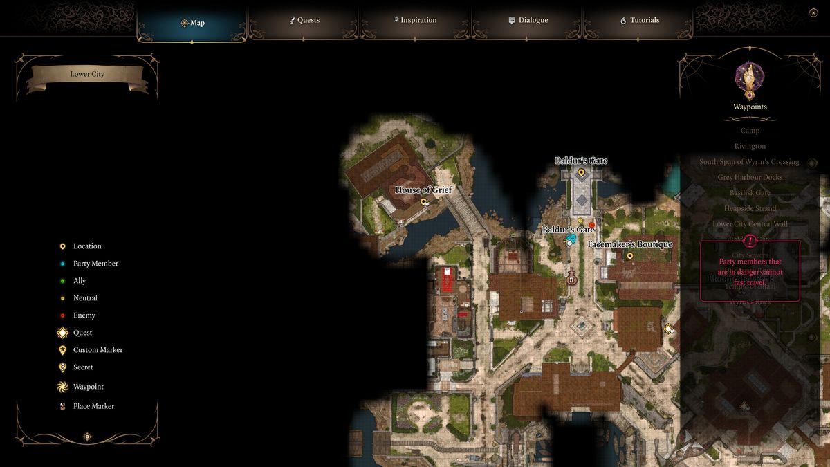 House of Grief location and the Sharran Lookout in Baldur's Gate 3 | PC ...