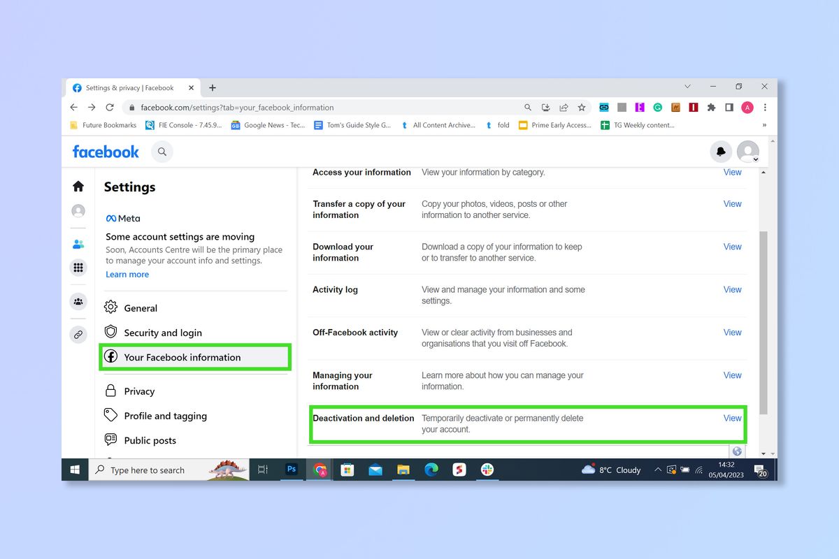 How to deactivate Facebook | Tom's Guide