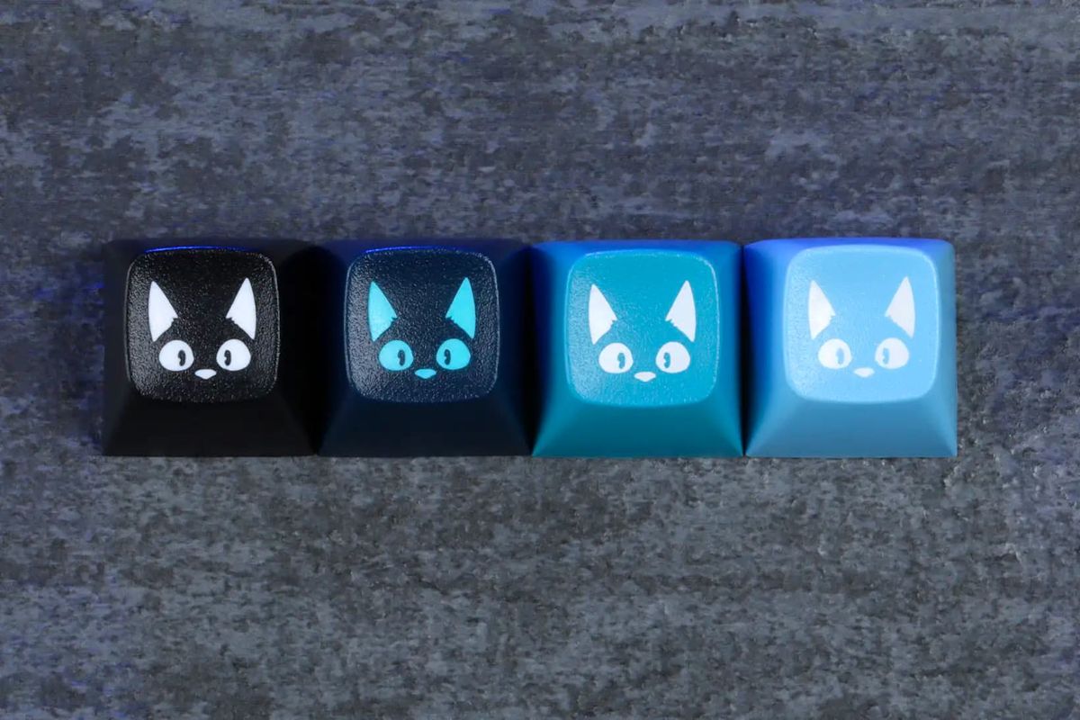 Want to help rescue cats? Buy these adorable charity cat keycaps ...