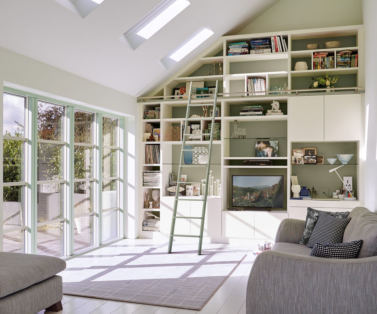 Living room storage ideas to keep your space feeling calm | Homebuilding