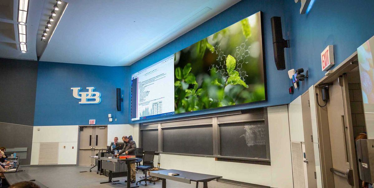 Massive Displays Create Dynamic Learning Environments at UB | AVNetwork