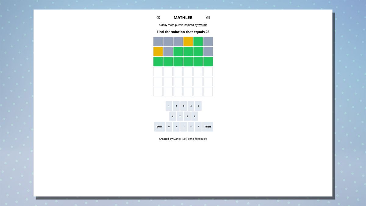 Forget Wordle — Mathler is your new daily must-play game | Tom's Guide