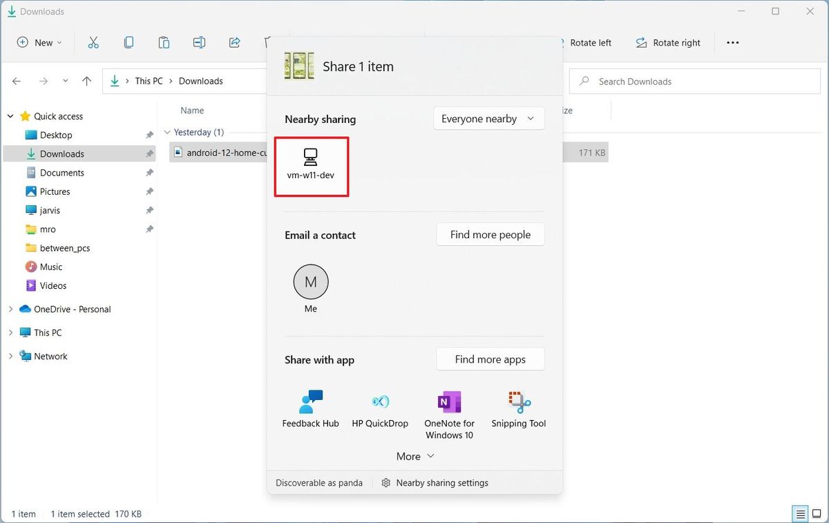 How to use Nearby sharing on Windows 11 | Windows Central