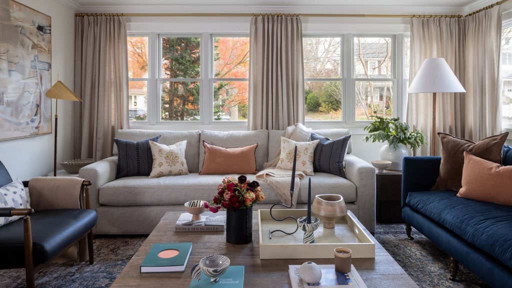 How do you combine two rugs in one room? Shea Mcgee has the formula ...