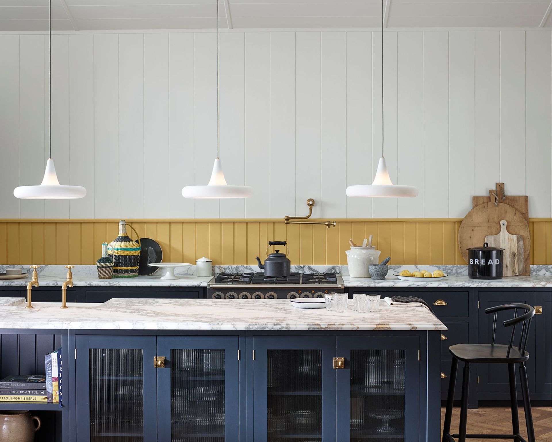 Modern Navy Blue Kitchen Cabinets — 7 Rooms to Inspire | Livingetc