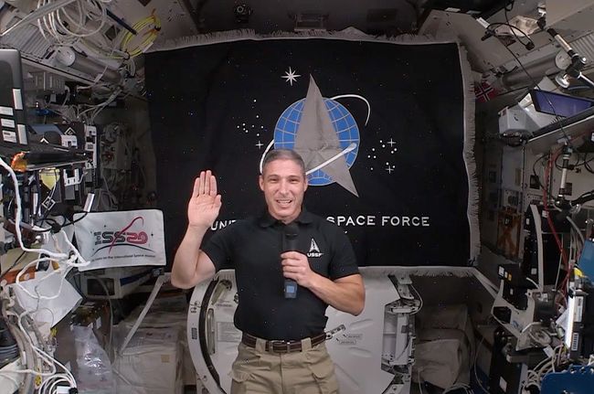 First 'Guardian' in space: NASA astronaut on ISS enters Space Force | Space