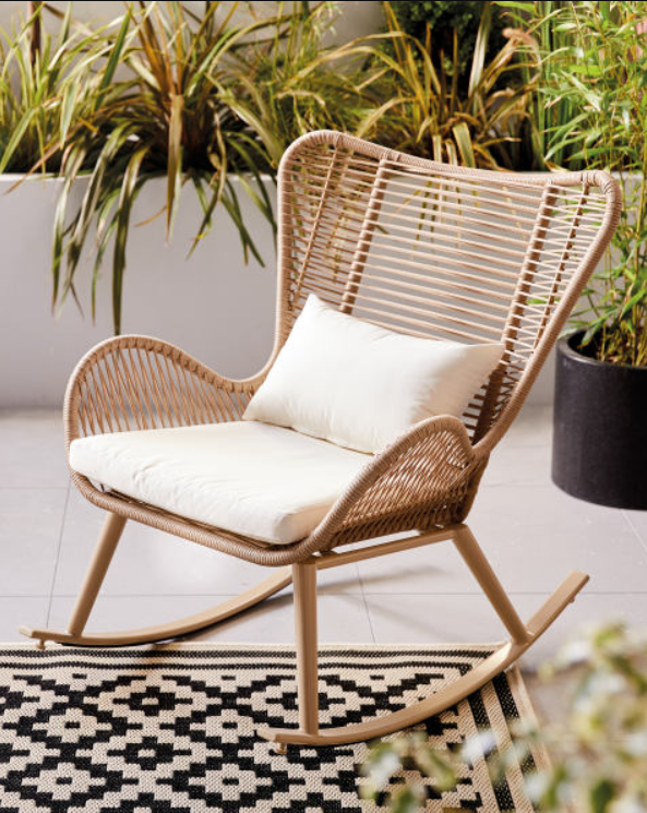 Aldi launches chic rope rocking chair to add a touch of modern boho ...