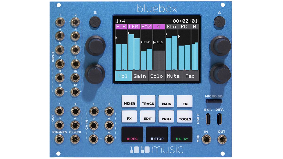 1010music brings its Bluebox mixer/recorder to Eurorack | MusicRadar