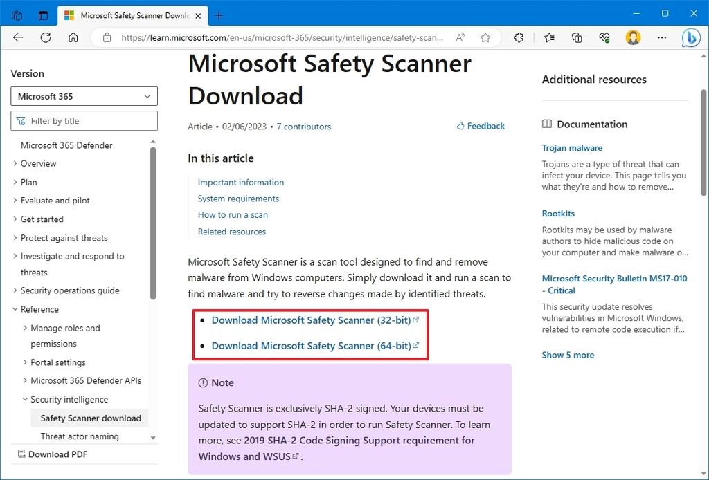 How to remove malware using Microsoft Safety Scanner on Windows 10 ...