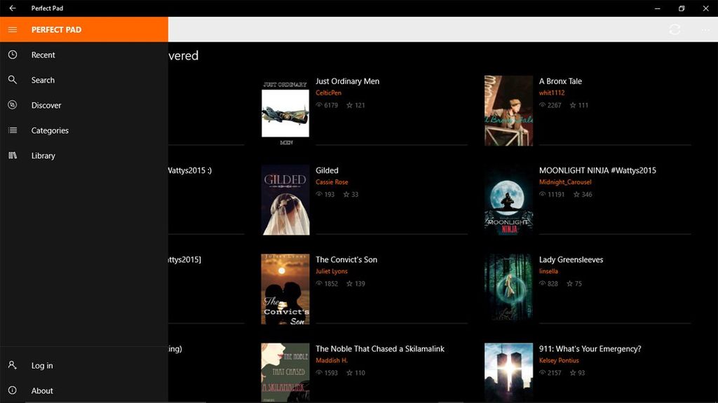 Perfect Pad, an unofficial Wattpad Client app for Windows 10 | Windows ...