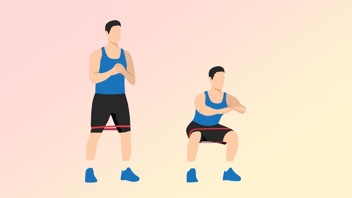 How to do squats with resistance bands | Tom's Guide