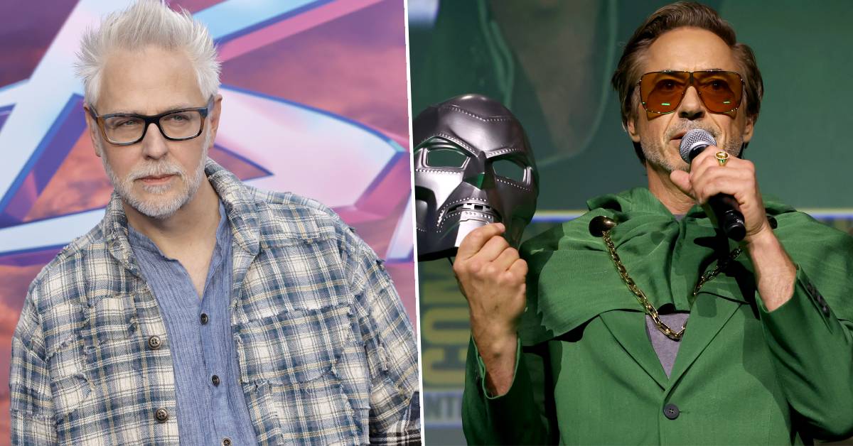 James Gunn hails Robert Downey Jr's Marvel return as a "great idea ...
