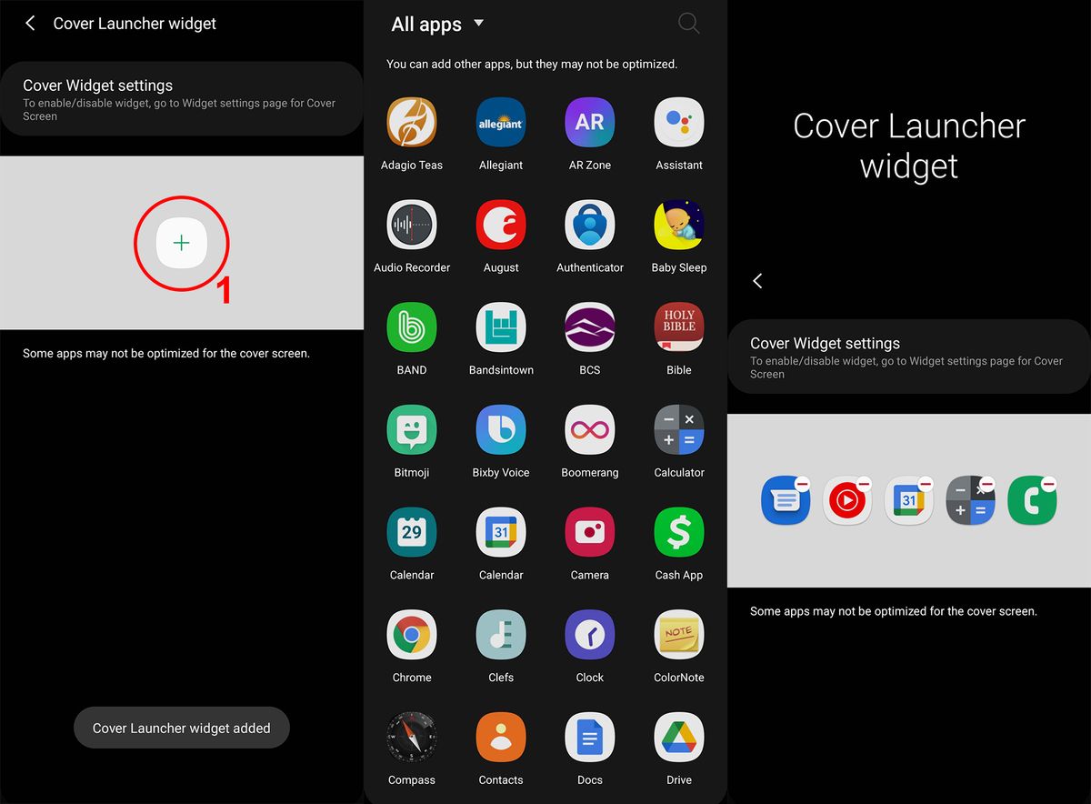 How to enable cover screen app launcher on Samsung Galaxy Z Flip 3 ...