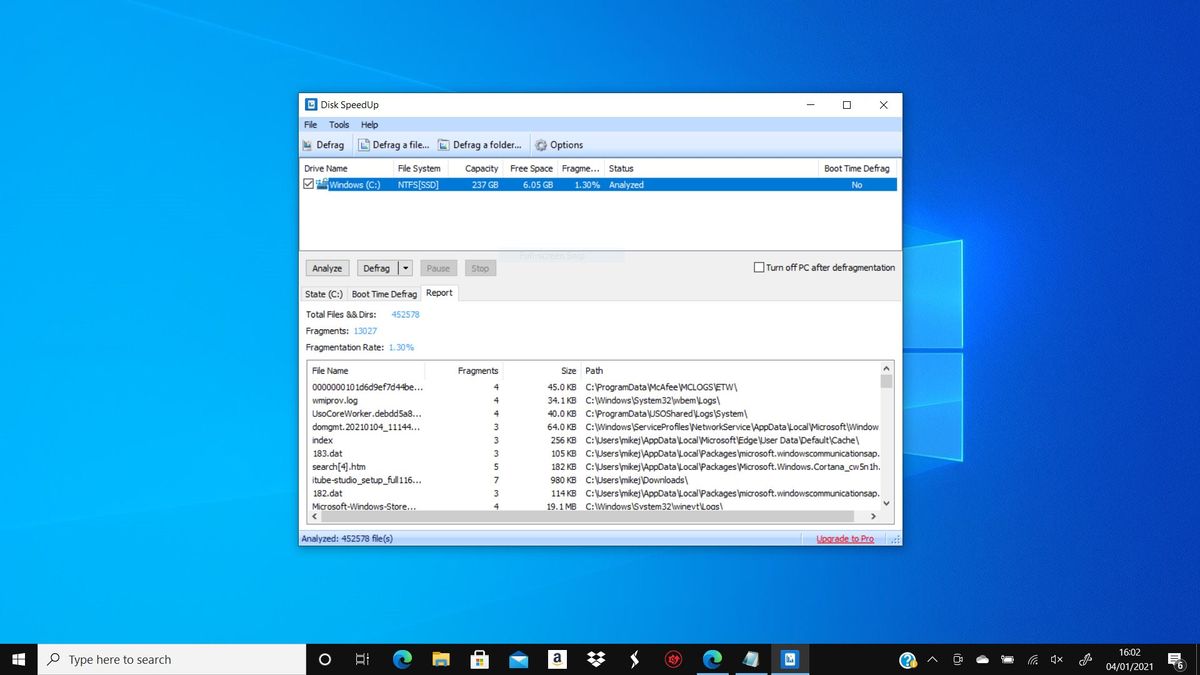 Glarysoft Disk SpeedUp Review | Top Ten Reviews