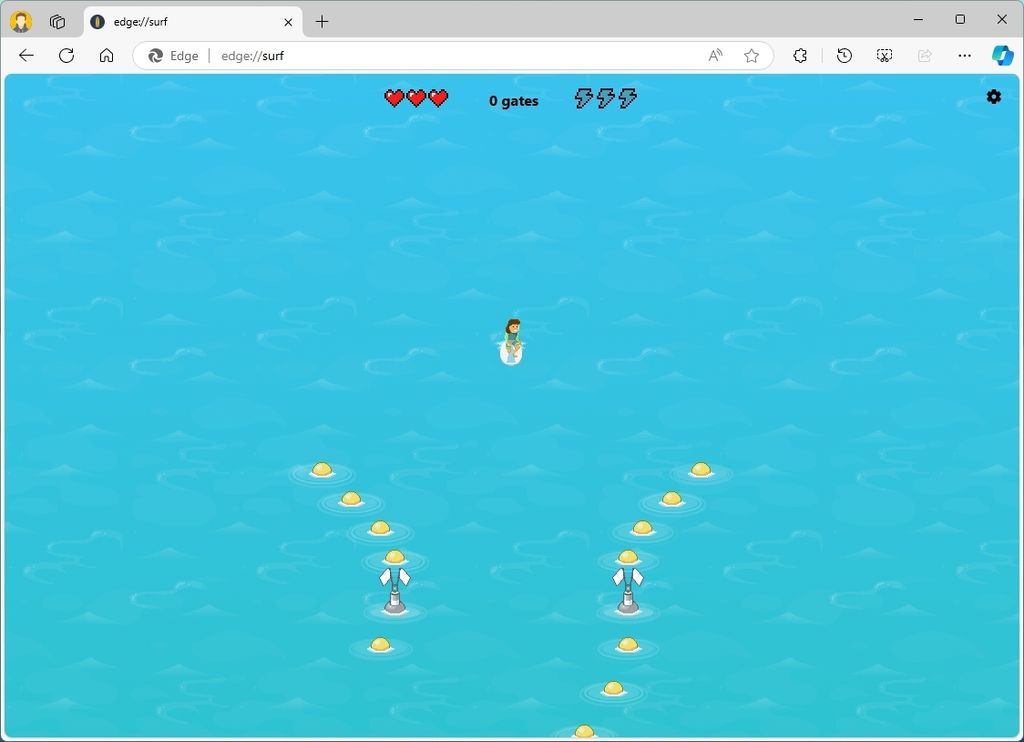 How to take a quick break with the Surf game on Microsoft Edge ...